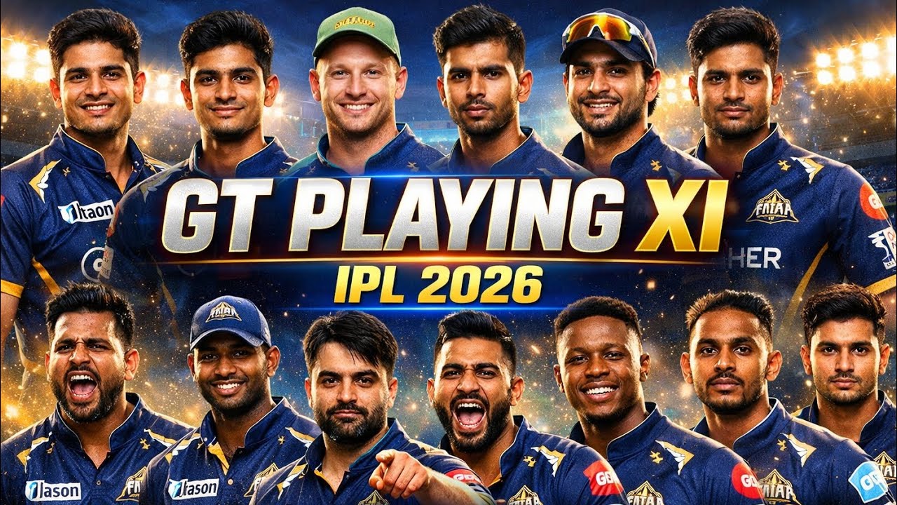 GT playing 11 for IPL 2026 🤍💙 | Verma Gaming Channel - YouTube