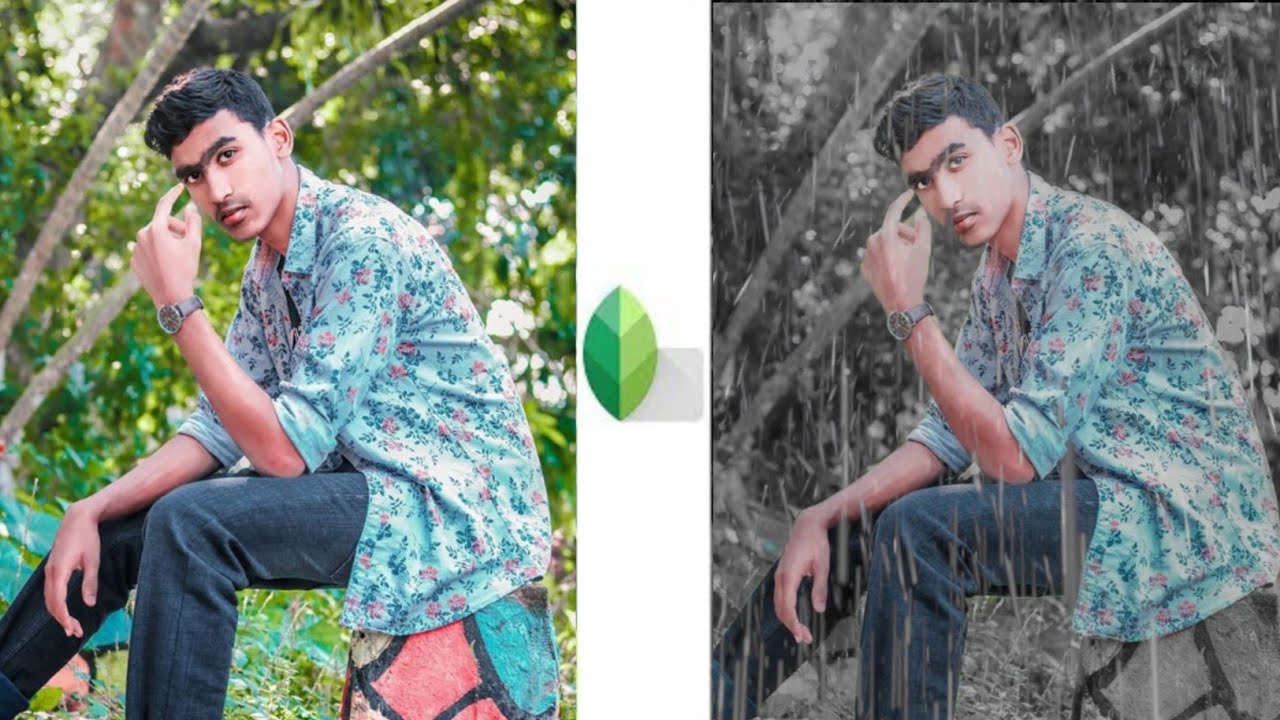 Snapseed Amazing Rain Effect Editing | New Viral Photo Editing | New ...