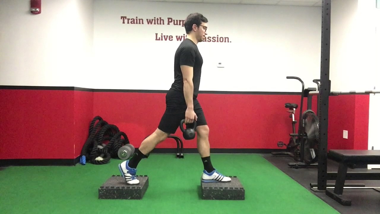 Deficit Split Squat - YouTube