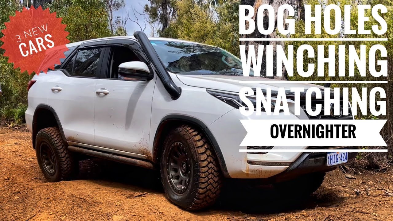 WE TOOK 3 NEW CARS OFFROAD || Bog Holes, Snatch Recovery and Winching ...