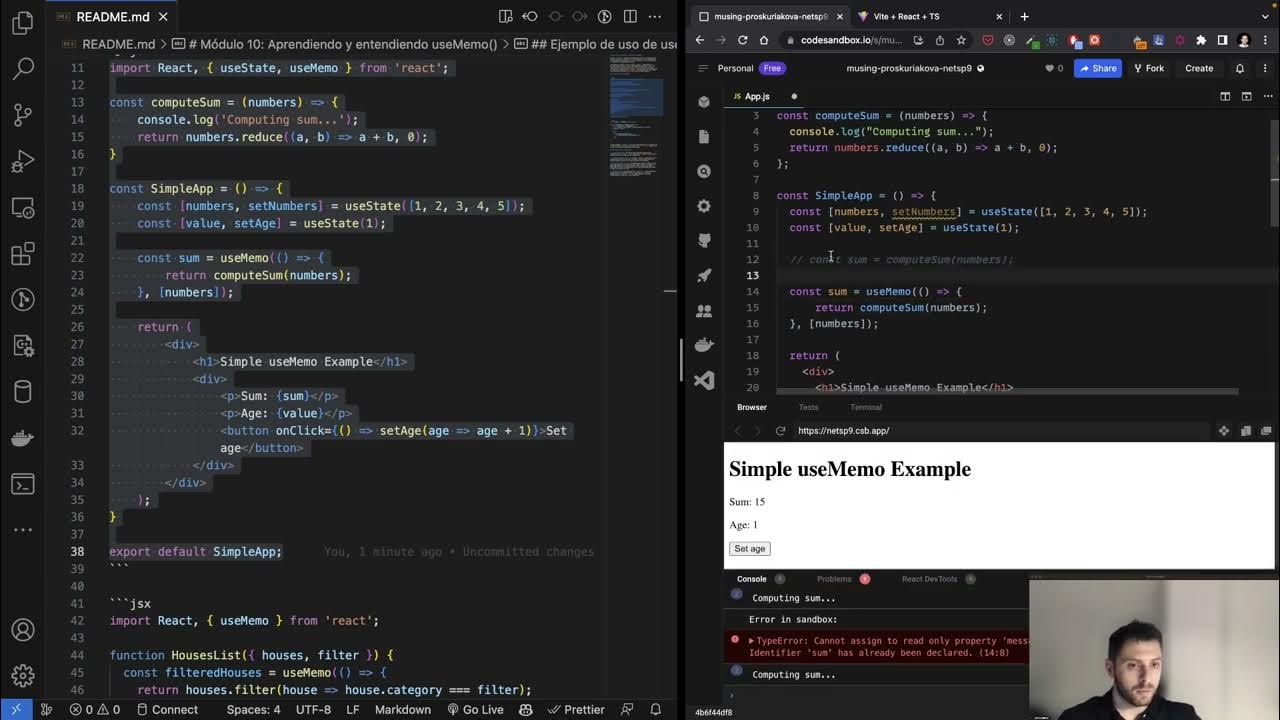 10. Curso React Avanzado - Aprendiendo y entendiendo useMemo() - YouTube