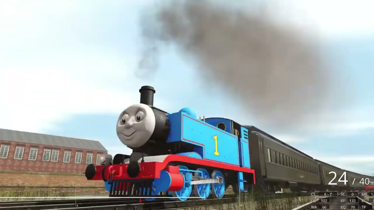 THOMAS AND PERCY AND PASSENGER TRAINZ RIDE! - KNAPFORD STATION ...