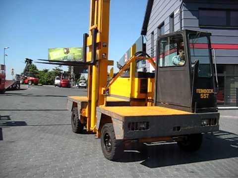Side loader Steinbock 557 for sale - YouTube