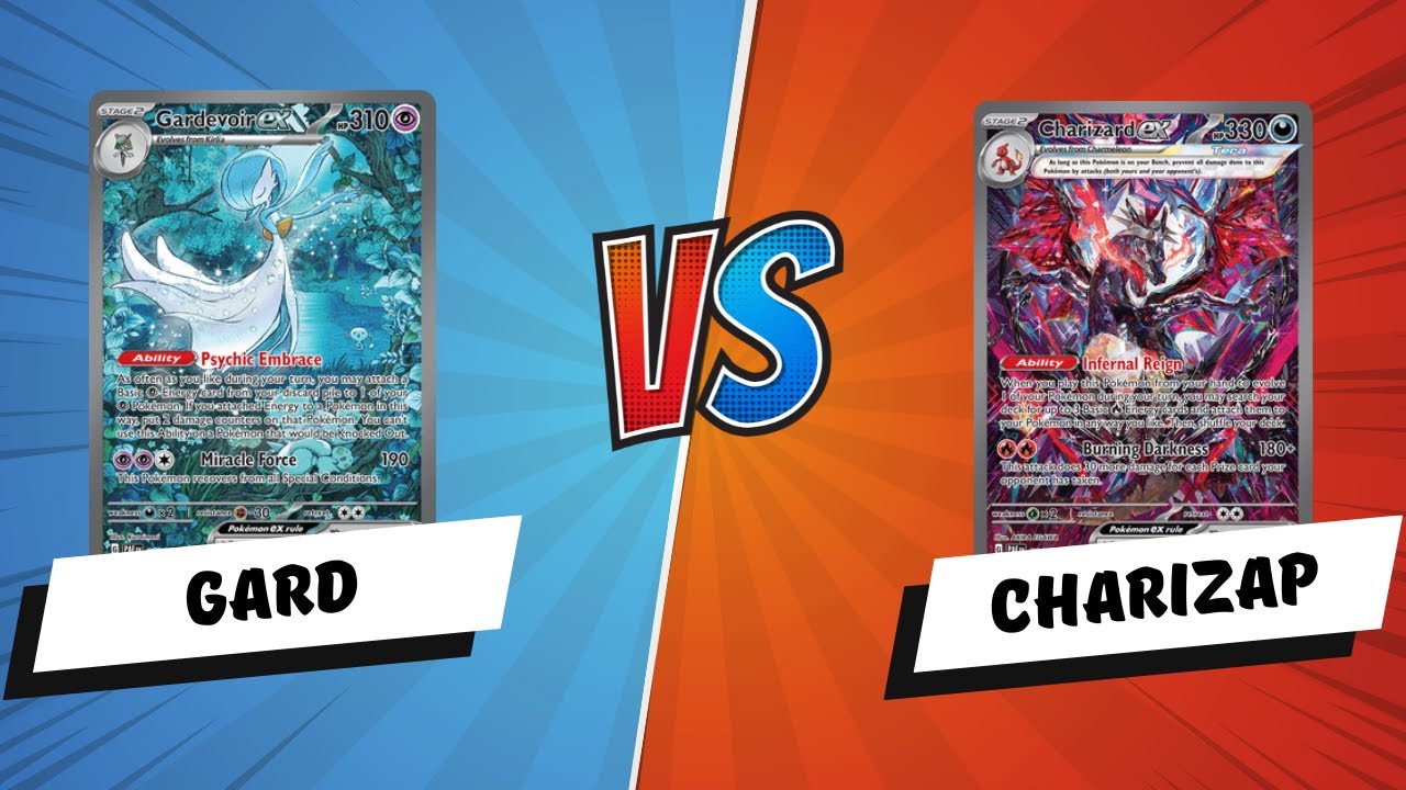 GARD EX VS CHARIZAP | Gameplay Pokémon TCG Live - YouTube