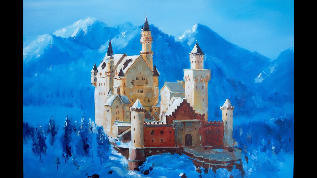 How to do Acrylic Painting/Architecture #gnmadhu #acrylic #Architecture ...