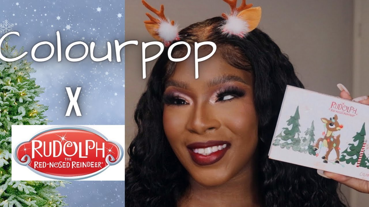 Colourpop X Rudolph The Red Nose Reindeer Collection - YouTube