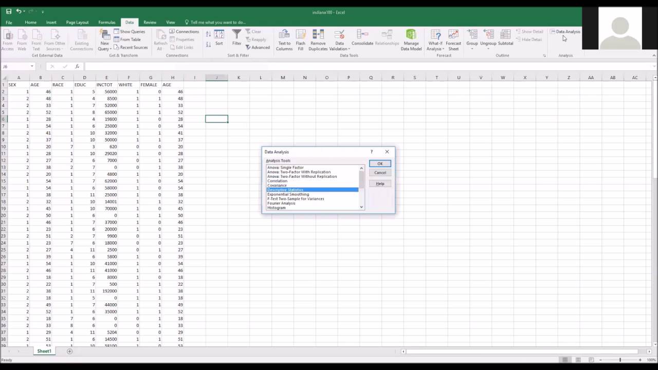 Regressions In Excel YouTube Regressions In Excel YouTube