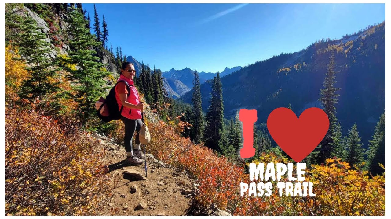 Autumn hike in Maple Pass trail - YouTube