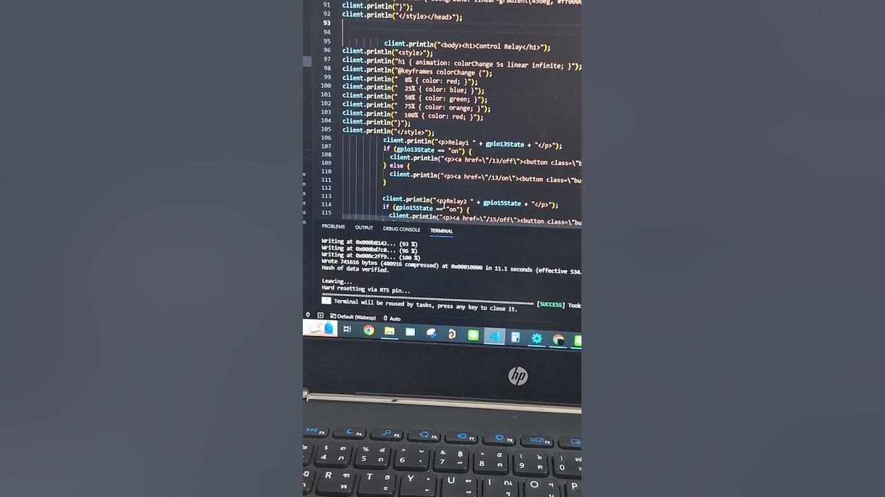 สร้างเว็บ Server ของ ESP32 เพื่อควบคุม Relay - YouTube