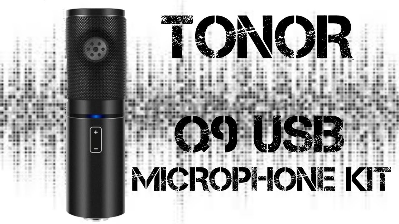 Tonor Q9 USB Condenser Microphone Kit unboxing & demo / review - YouTube