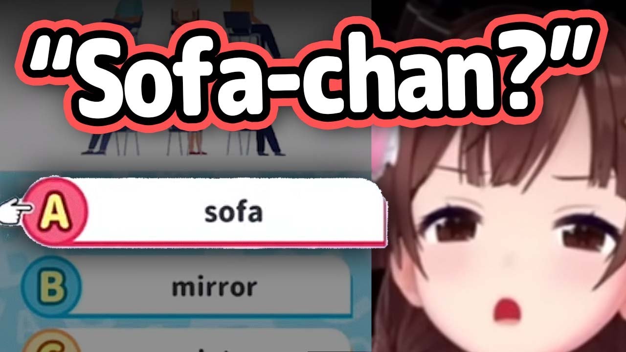 Sora Notices Chat Spamming "Sofa-chan" When They See The Word "Sofa"【Hololive】 - YouTube