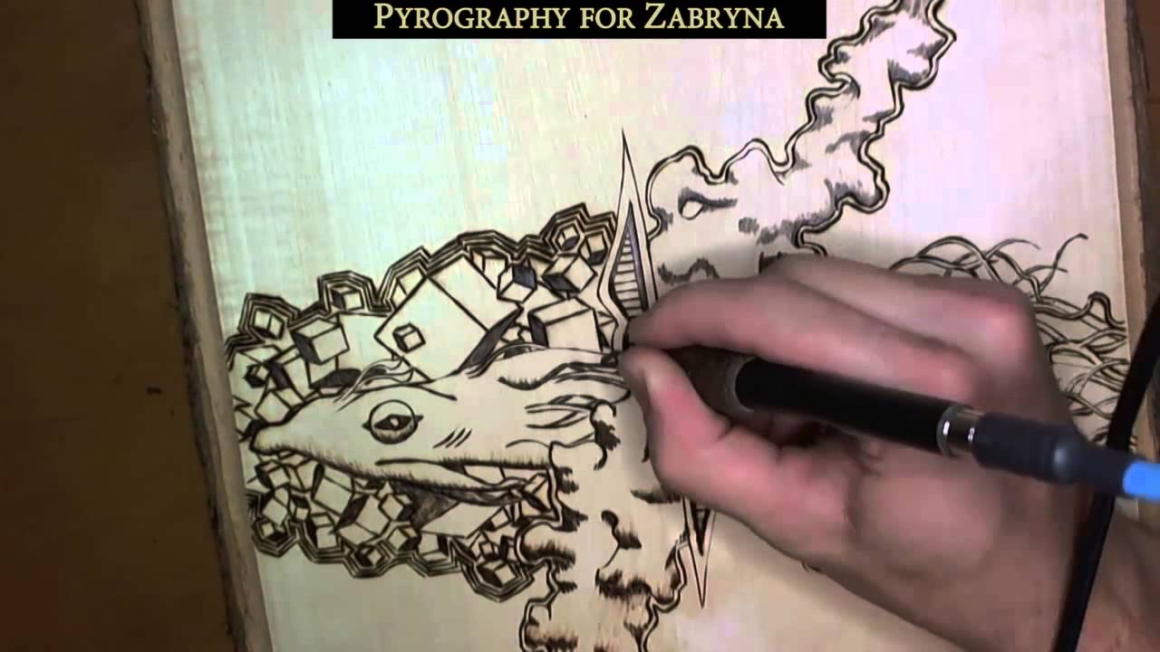 Another Wood burning (Pyrography) - YouTube