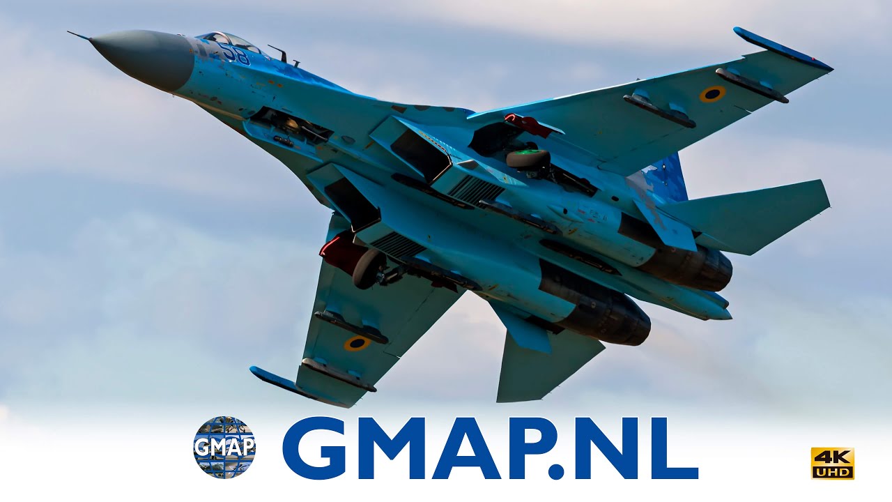 Ukrainian Air Force SU-27 Flankers in action [4K] #flanker #ukraine # ...