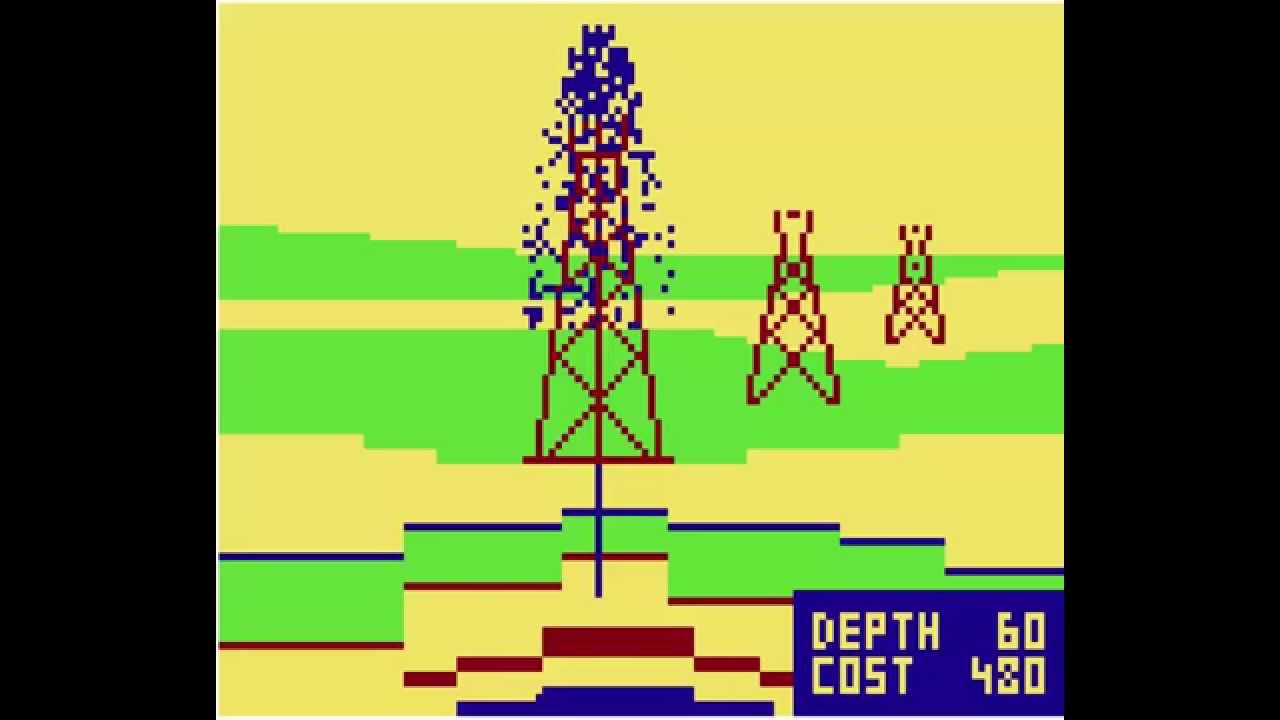 TRS-80 Color Computer - Wildcatting - YouTube