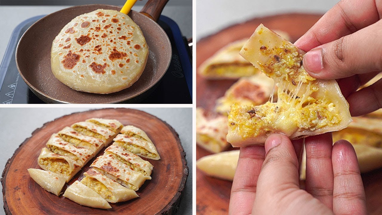 Egg Cheese Paratha | Cheesy Stuffed Paratha | Yummy - YouTube