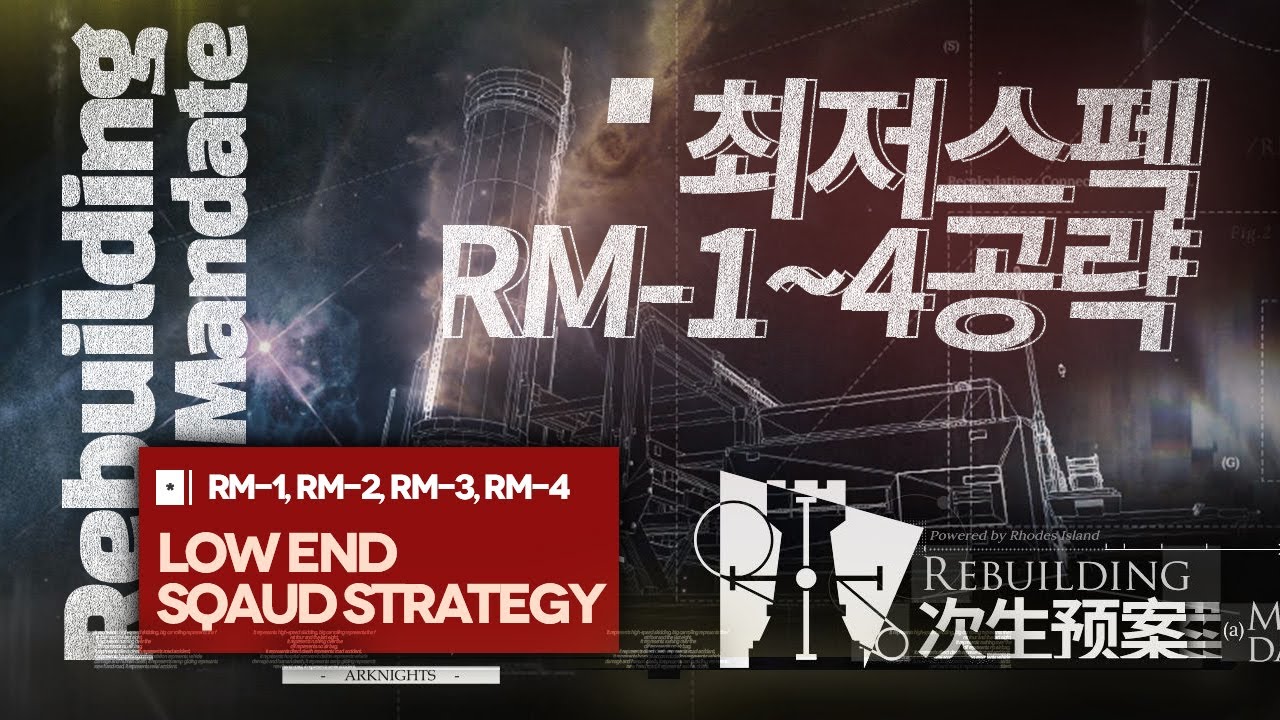 RM-1 ~ RM-4 Low End Basic ops Squad Strategy [Rebuilding Mandate] - YouTube