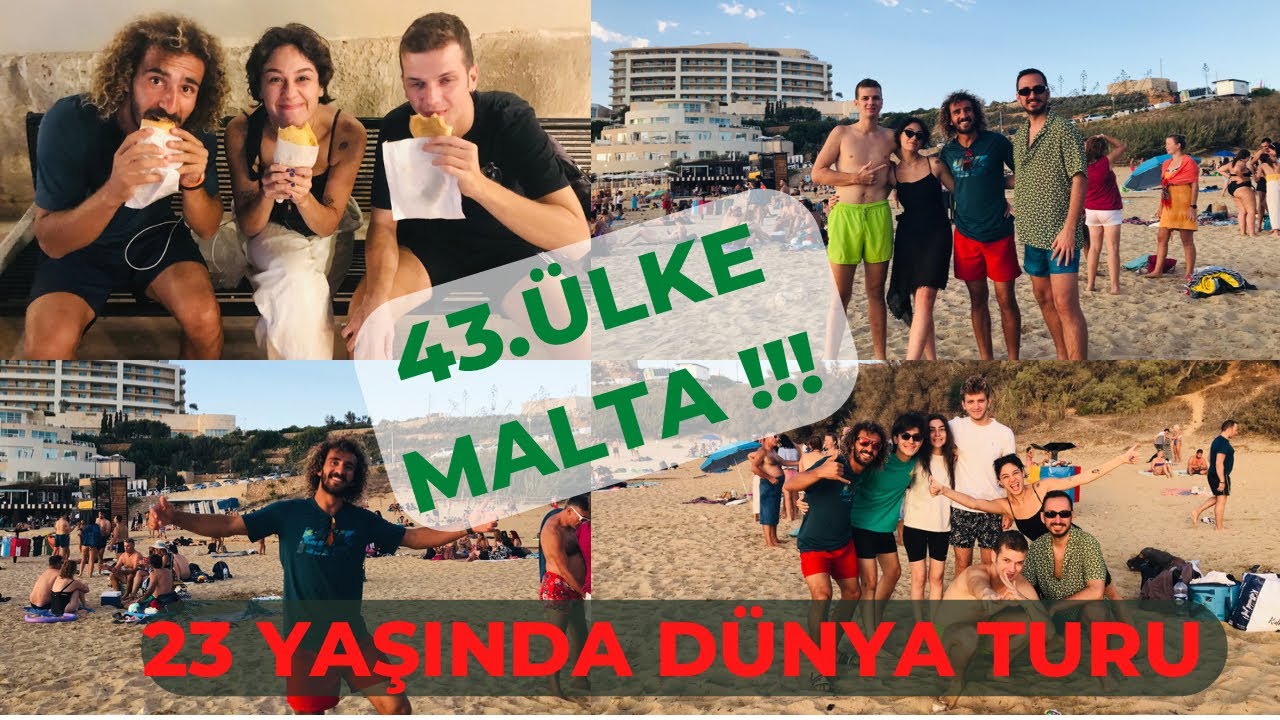 DÜNYAYI GEZEN ADAM MALTAYA GELDİ !!! ( 43.Ülke Malta - Ucuza seyahat ...