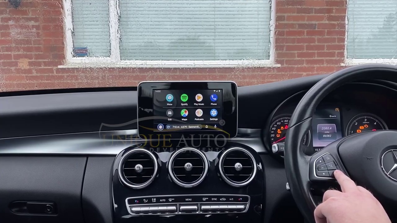 Android Auto Demonstration Video for Mercedes - YouTube