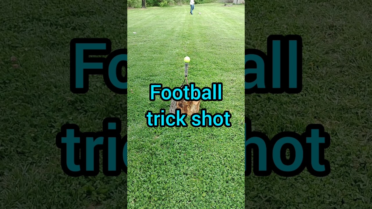 INSANE football trick shot - YouTube