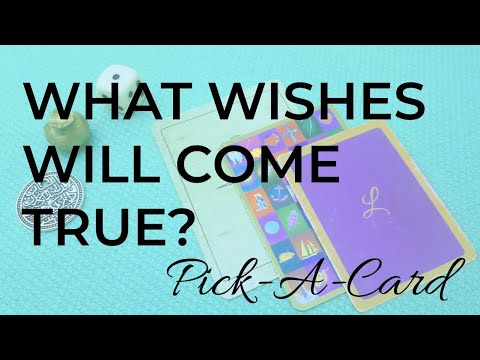 WHAT WISHES WILL MATERIALIZE? ~ PICK-A-CARD ~ 3D PORTRAIT ~ LENORMAND ...