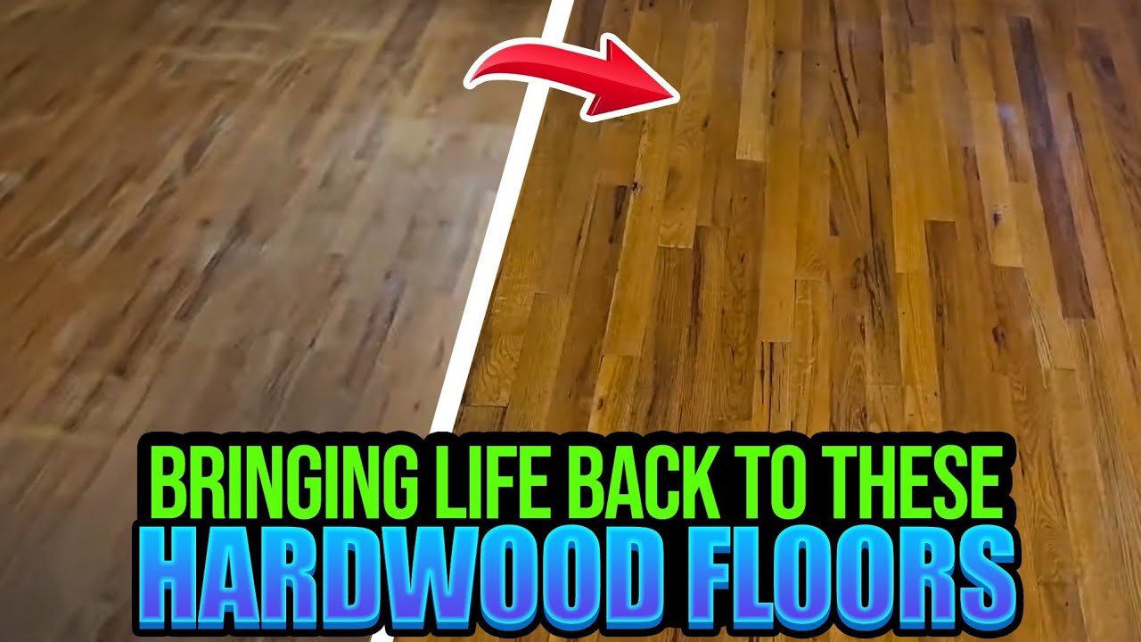 Bringing life back to these hardwood floors with our Unique DUSTLESS ...