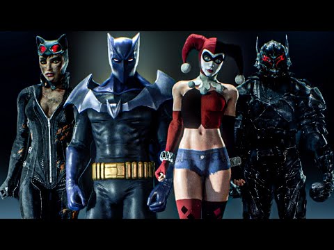 New Arkham Knight Mod Suit Ups | Cutscenes, Combat & Display Showcase ...