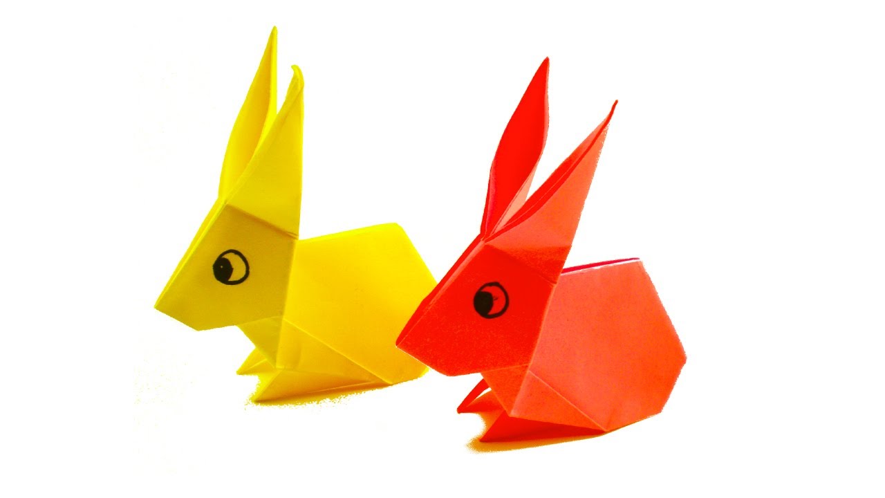 Rabbit. Easy Origami. How to Make Rabbit Origami. Easy Paper Bunny ...