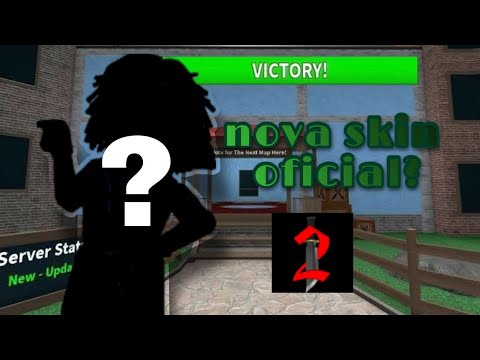 nova skin oficial no MM2? (murder mistery) - YouTube
