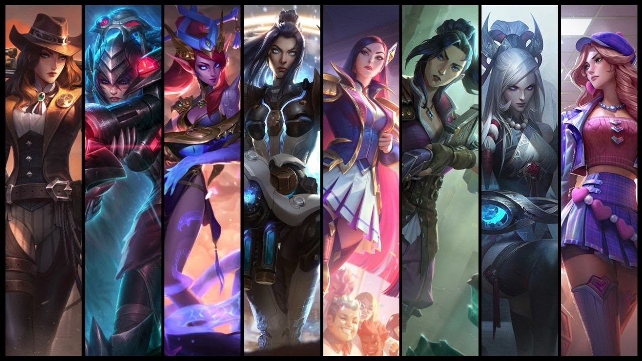 All Caitlyn Skins (2023) - League of Legends - YouTube