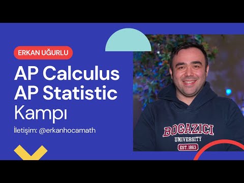 AP Calculus AB ve BC AP Statistics Kampına Katılmak İster misiniz?