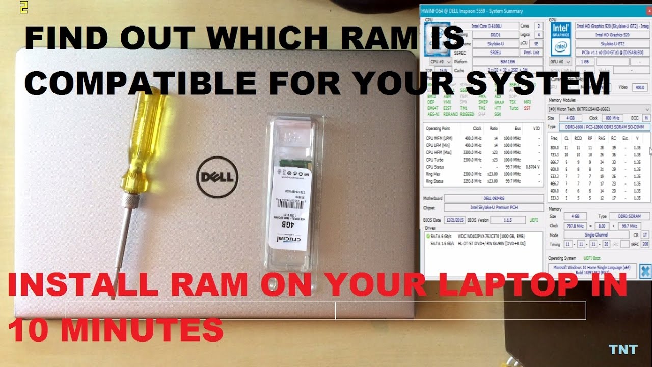 how to install ram on your laptop and find out which ram is compatible ...