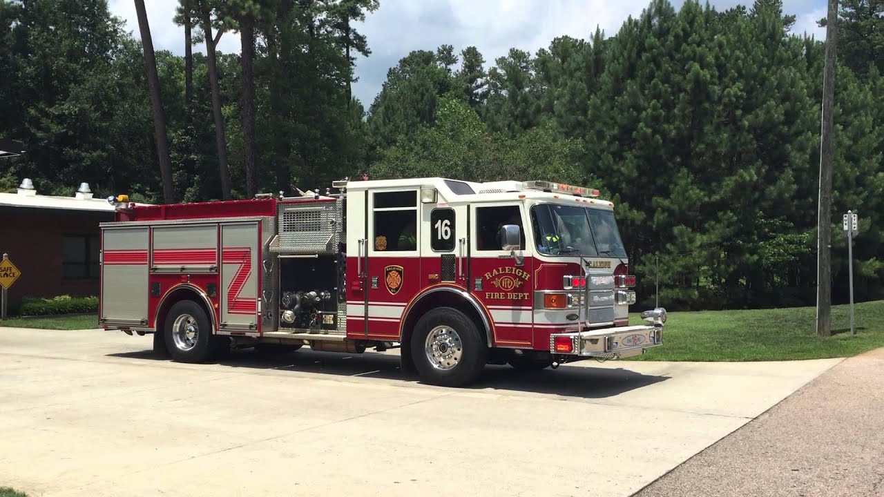 July 19, 2015 - Raleigh FD - Engine 16 Responds - YouTube
