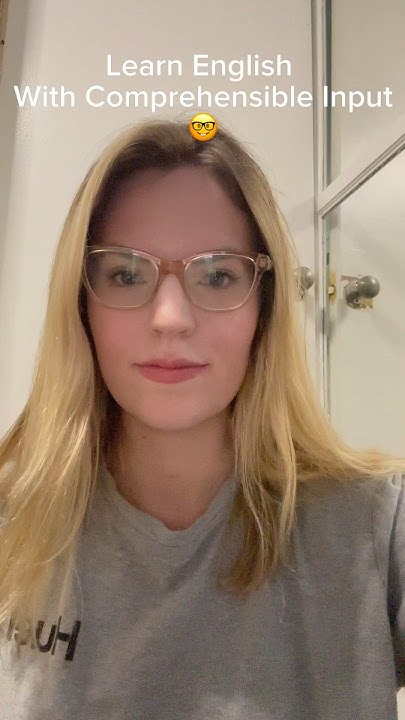 Comprehensible input in English! This technique has help me learn languages in an easier way ...