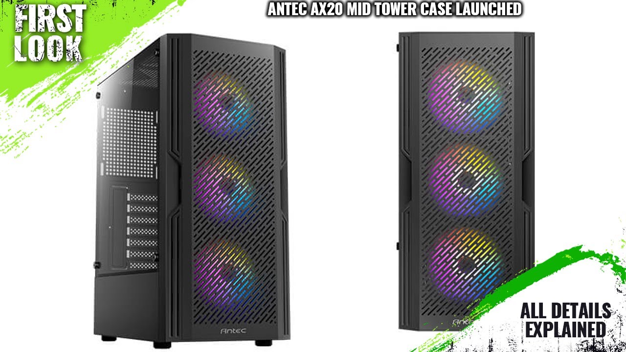 Antec AX20 Mid-tower Gaming Case Launched - Price @ €56,99 - Explained ...