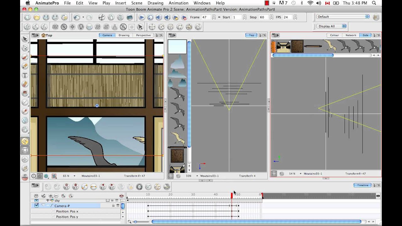 Toon Boom Animate Pro 2 Video Tutorials - 71 Animating The Camera - YouTube