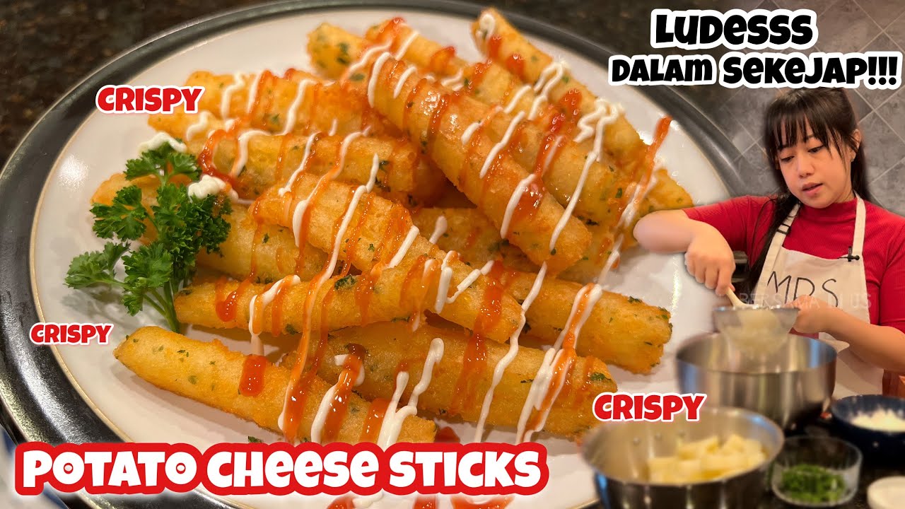 Buat Cemilan Kesukaan Keluarga| Resep Potato Cheese Sticks - YouTube