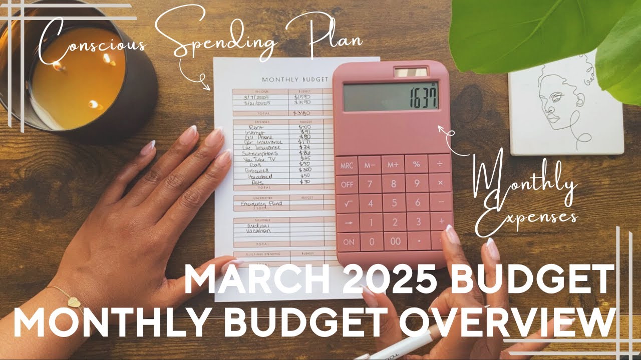 March 2025 Monthly Budget | Conscious Spending Plan | Zero Based Budget ...