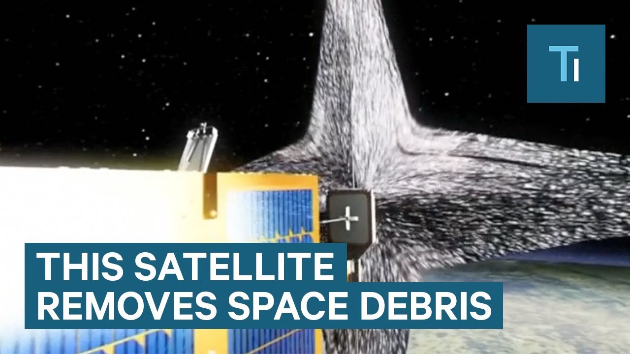 Satellite Might Be The Solution To Space Junk - YouTube