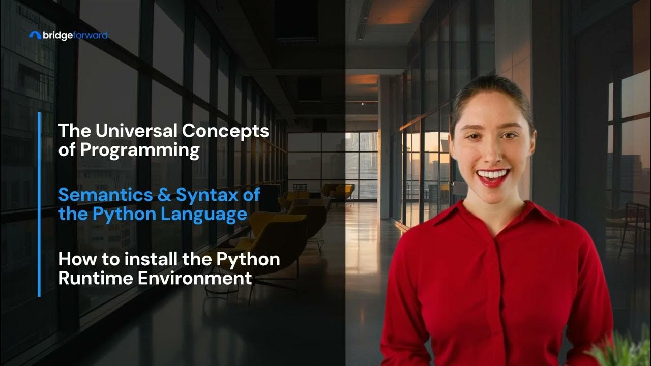 Python Level I Course Overview Youtube