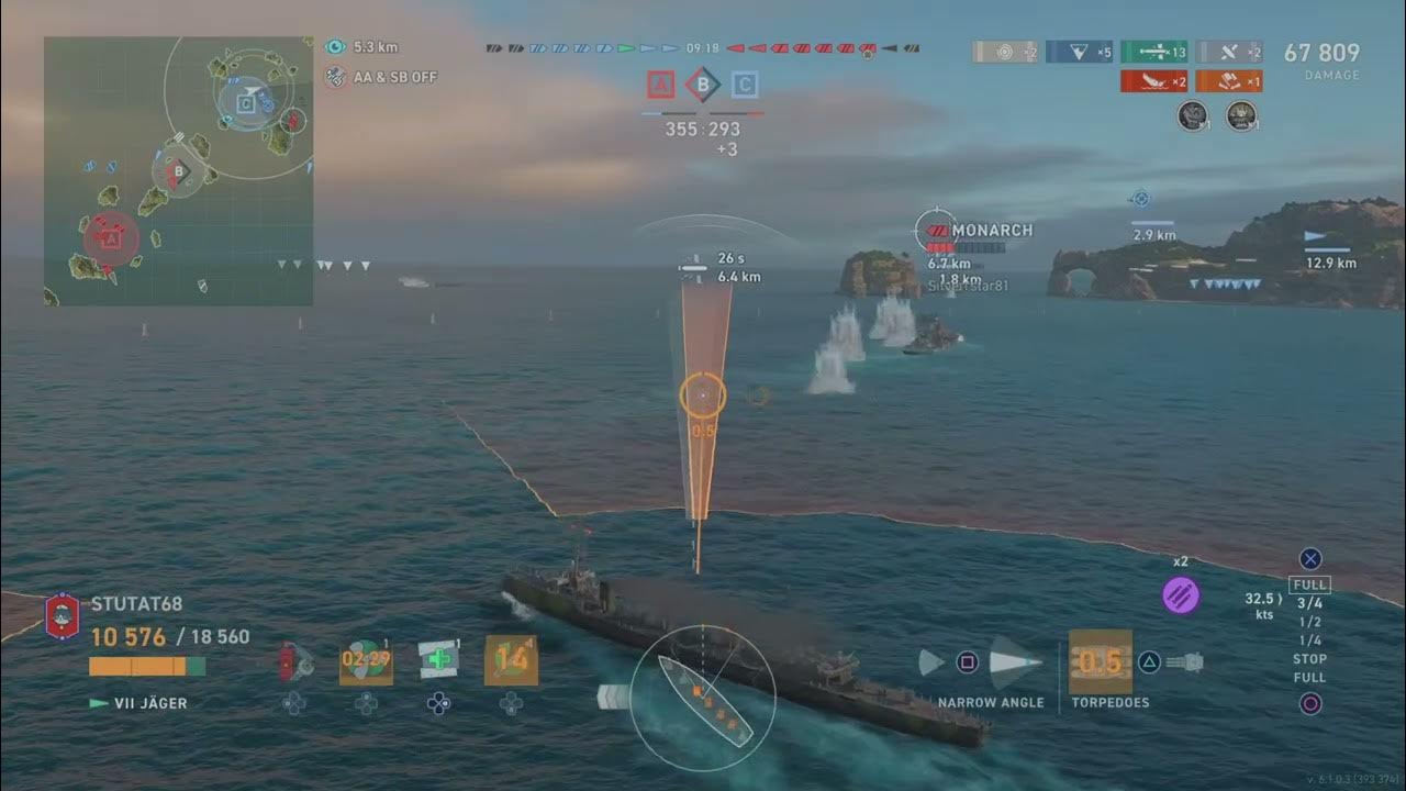 World of Warships Legends: Kraken in Jager - YouTube
