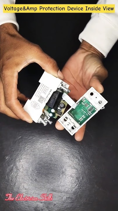 Adjustable over and under voltage Protection device inside view || The ...