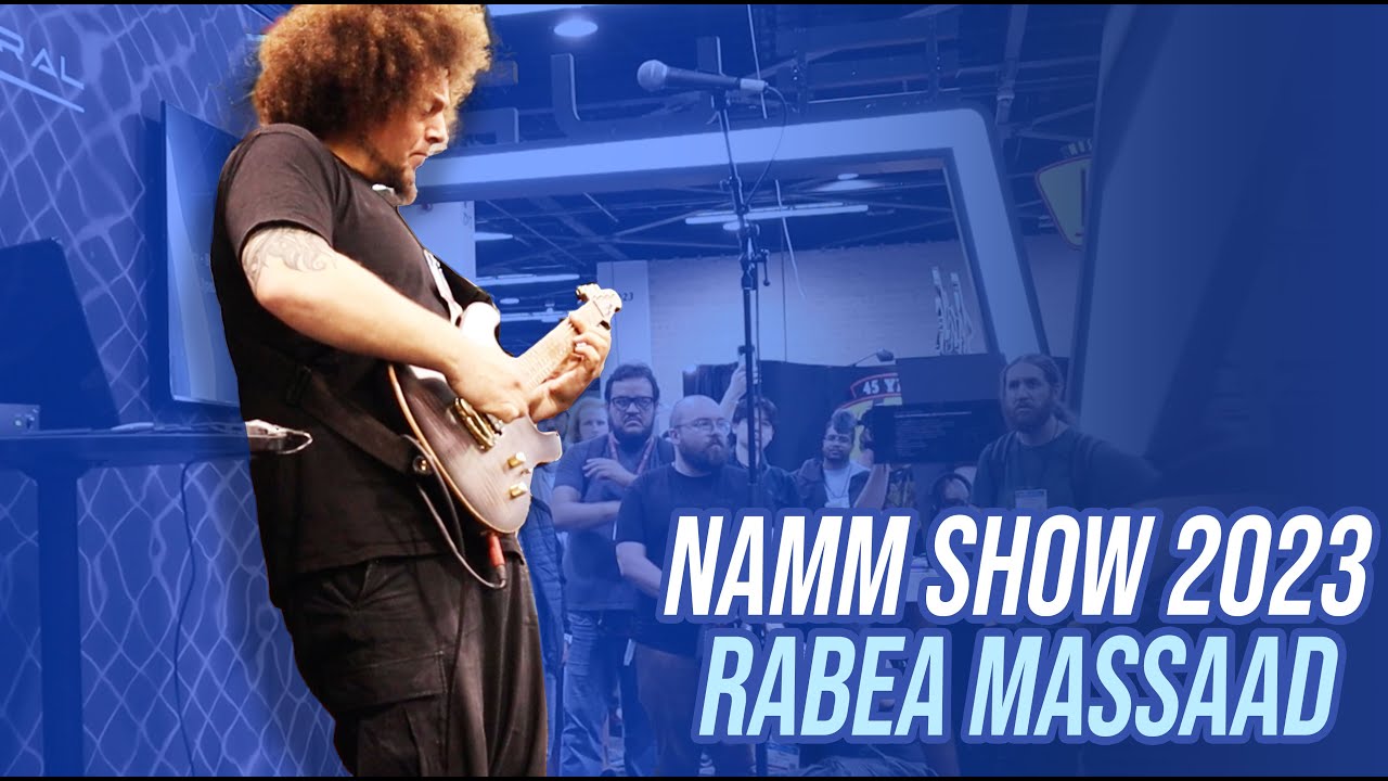 Rabea Massaad - NAMM SHOW 2023 Neural DSP Performance - YouTube