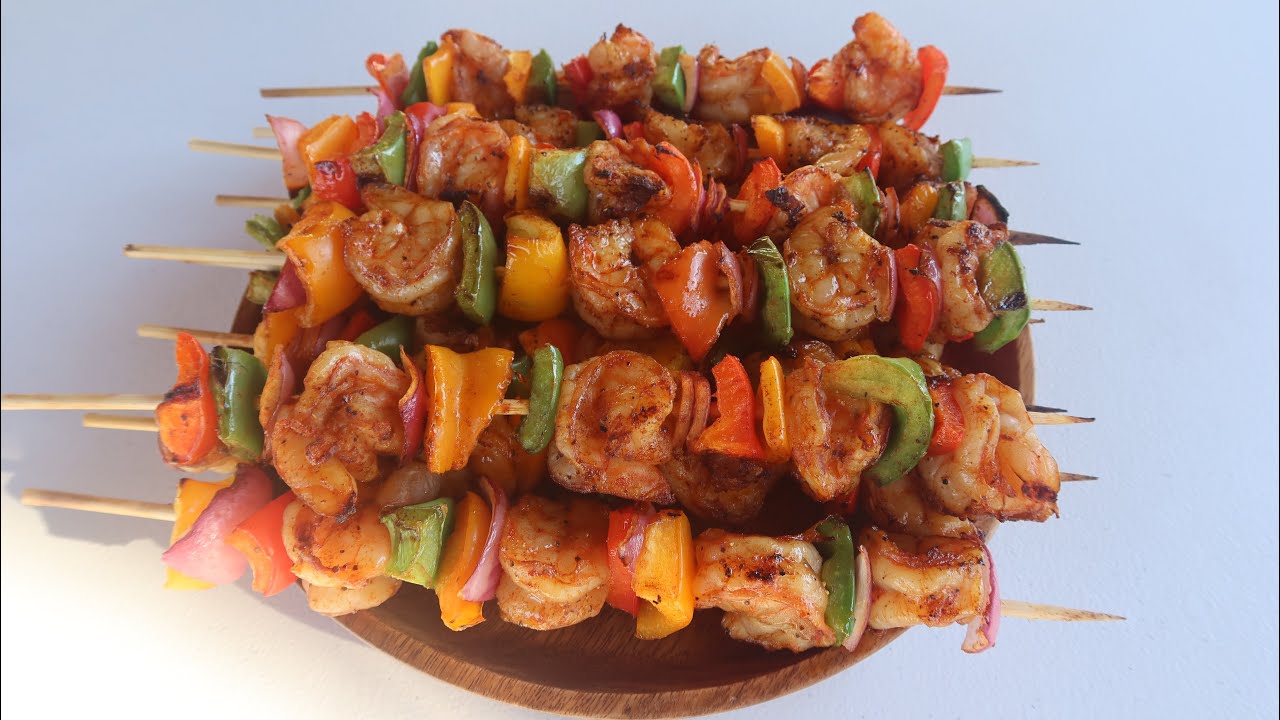 Pinchos De Camarones