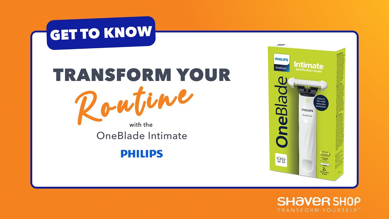 Introducing the Philips One Blade Intimate - YouTube