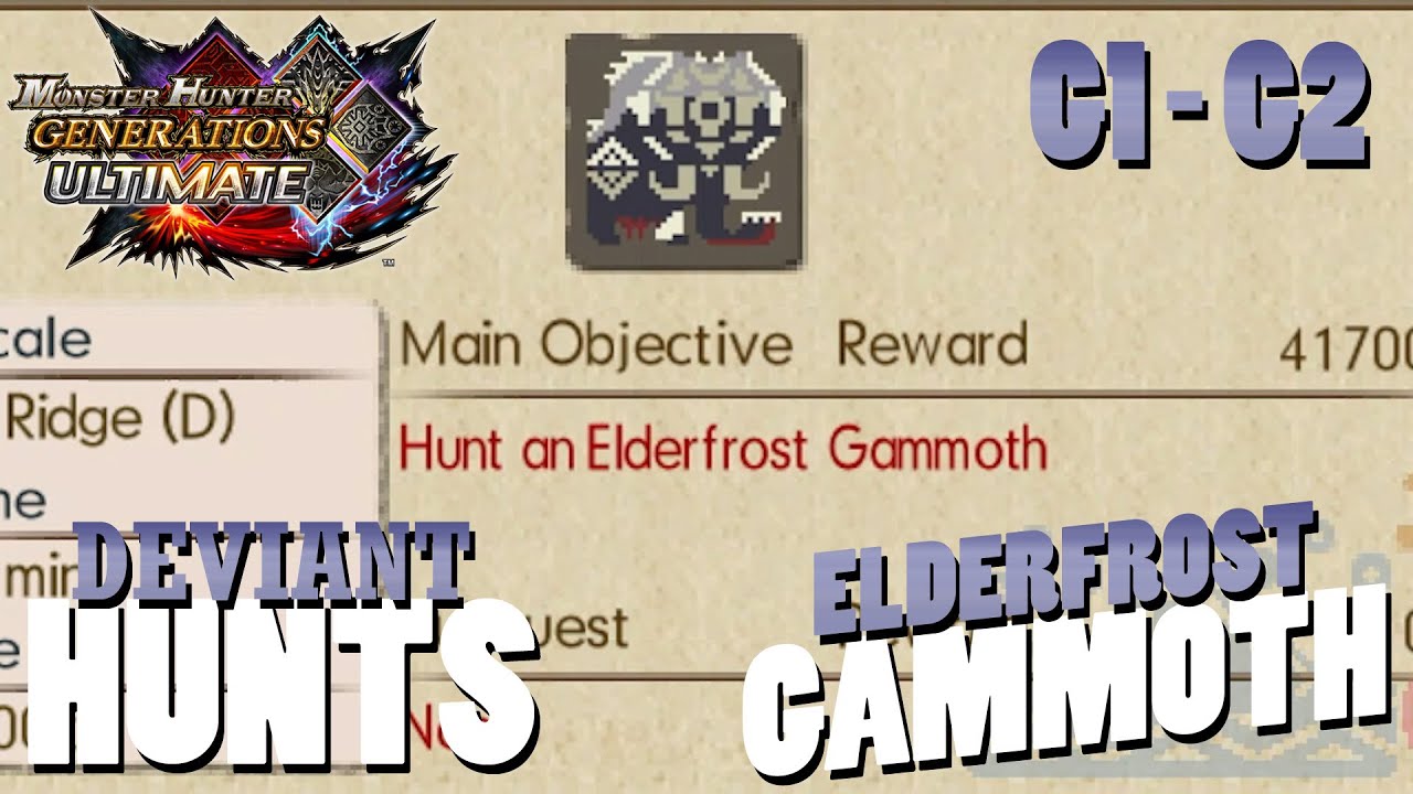 ELDERFROST GAMMOTH Is A GIANT Force Of Nature!! | MHGU Deviant Monster ...
