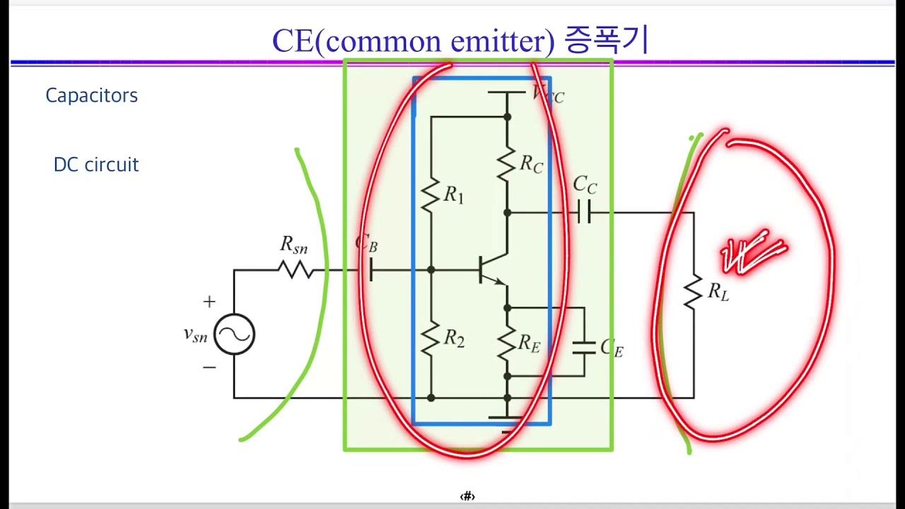증폭기의 직류전류 어디로 흐르지 Ce 증폭기 직류 해석 전자회로4 7 증폭기 내 직류해석 Youtube