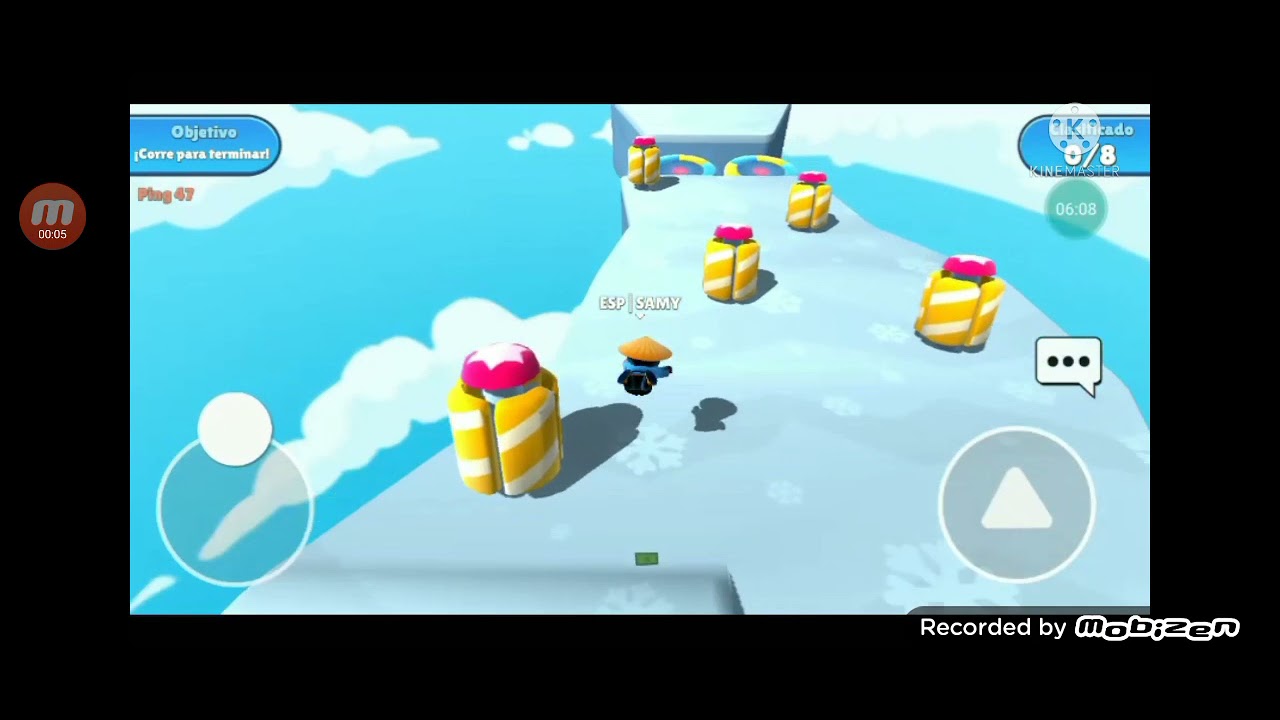 stumble guys tips and tricks ice heights on the finish line pole - YouTube
