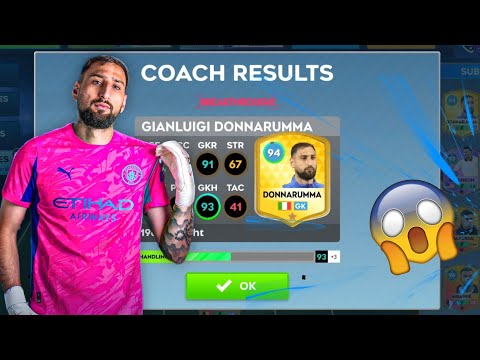 DLS 26 Gianluigi Donnarumma Max Rating Upgrade & Performance 