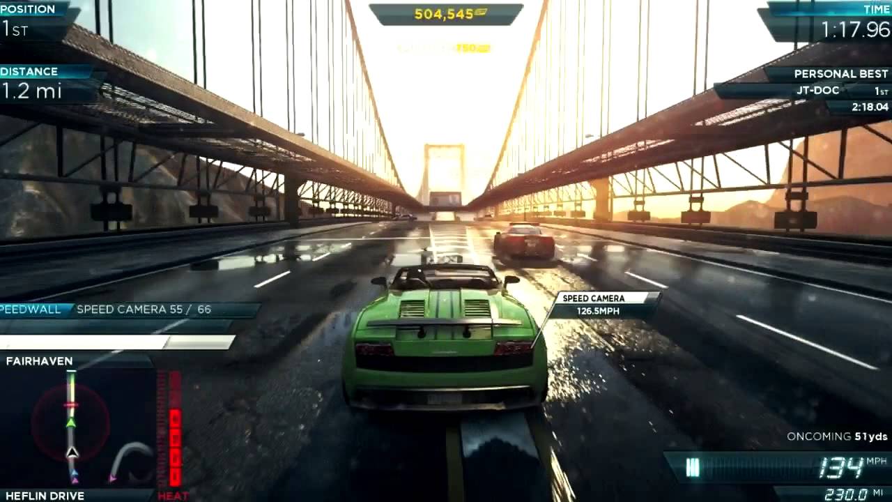 NFSMW PC ! Rendering Test - YouTube
