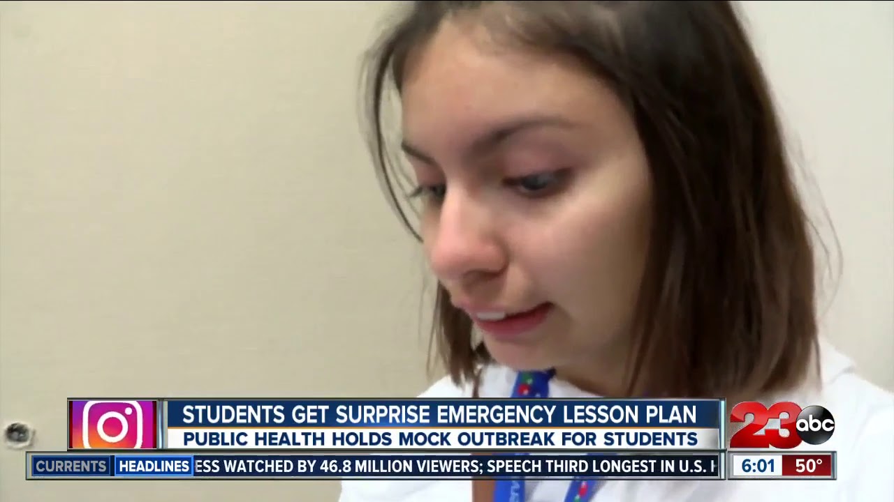 Students get surprise emergency lesson plan with health department ...